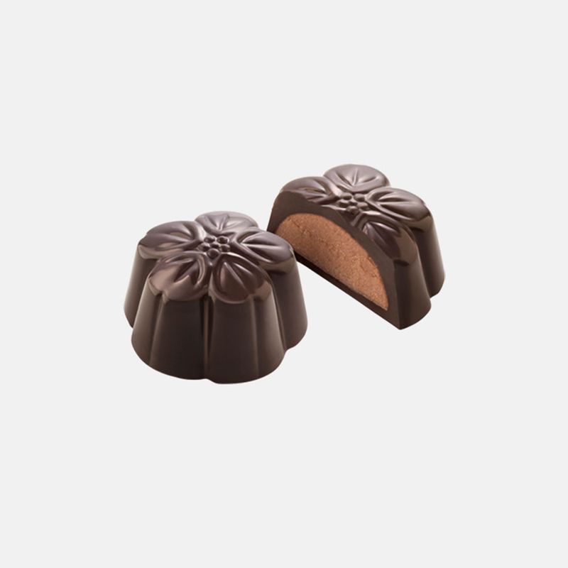 Marc de Cava Flower Pralines Tin 72g | Chocolate Amatller