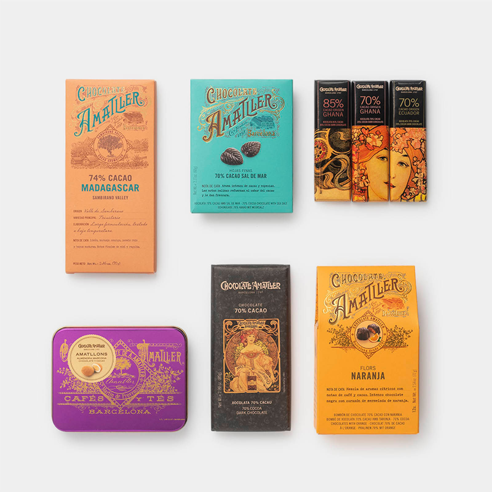 Cesta Pequeños Placeres Chocolate | Chocolate Amatller