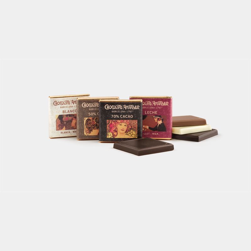 Mini chocolates surtidos 5g D100 | Chocolate Amatller