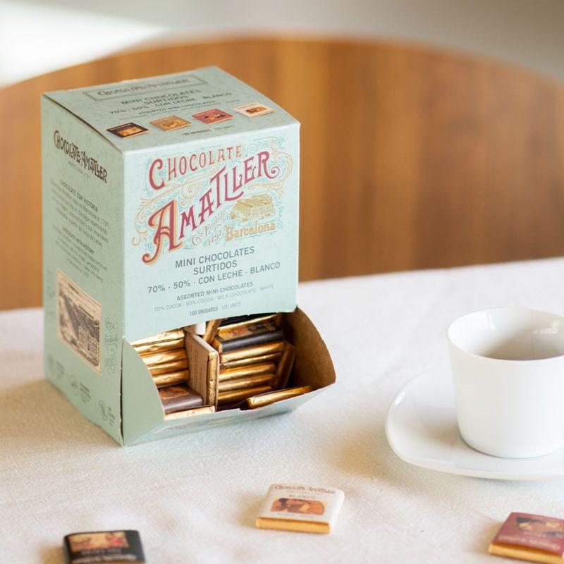 Mini xocolates assortides 5g D100 | Chocolate Amatller